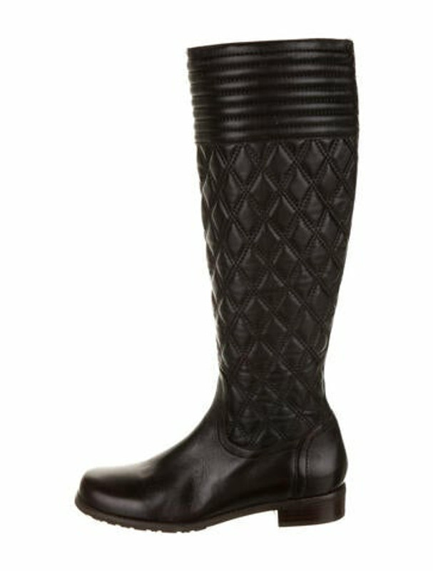 Stuart Weitzman Leather Riding Boots Brown - ShopStyle