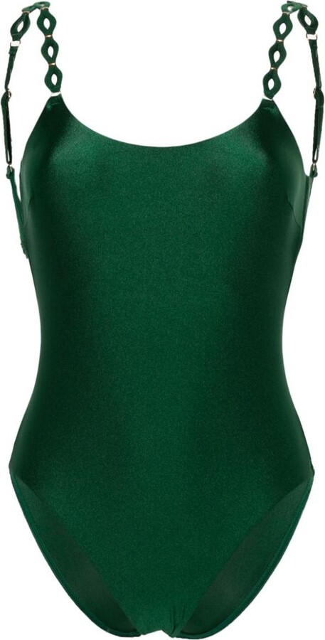 Zimmermann Diamond trim swimsuit - ShopStyle