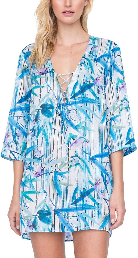 Gottex Exotic Paradise Silk-Blend Cover-Up - ShopStyle