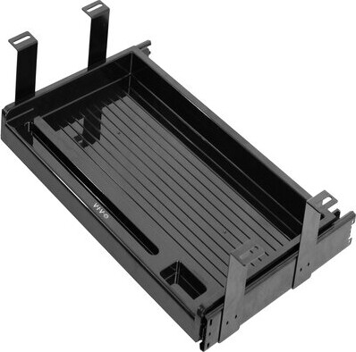 Vivo Black 17 Mounted Sliding Under Desk Slim Pull-Out Pencil Drawer ...