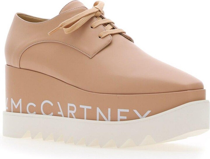 Stella McCartney Elyse Logo Platform Shoes - ShopStyle