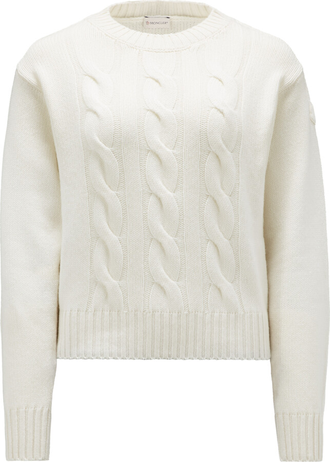 MONCLER COLLECTION Cable Knit Cashmere Sweater - ShopStyle