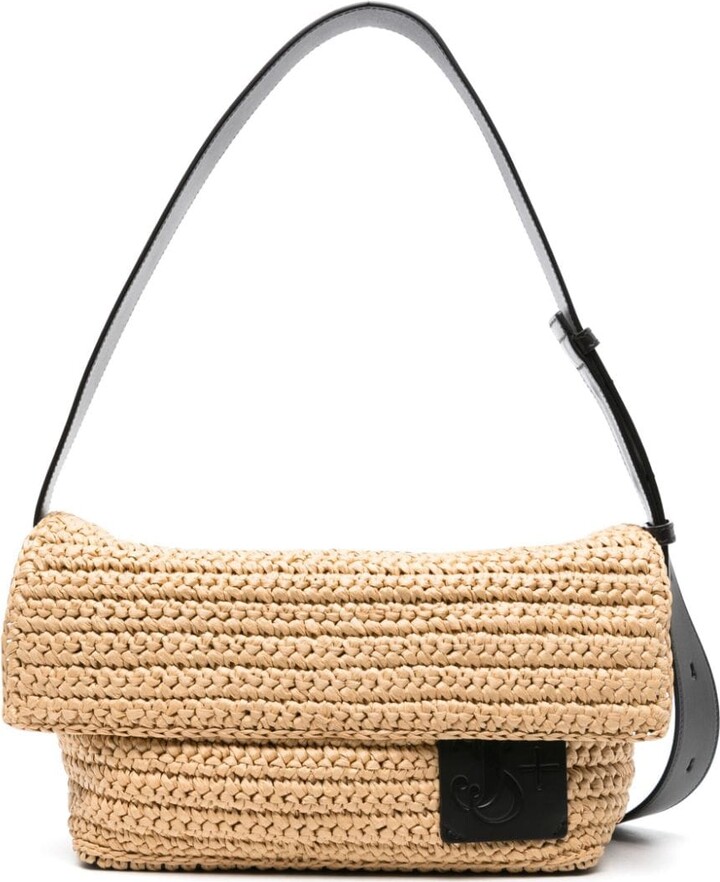 Jil Sander + Crochet Raffia Crossbody Bag - ShopStyle