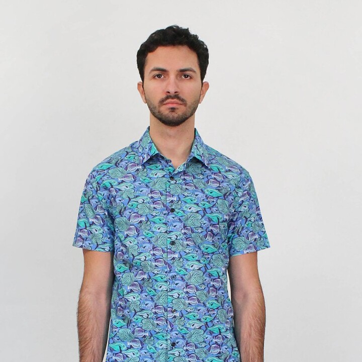 Loh Dragon George Fish Skool Shirt In Lagoon - ShopStyle