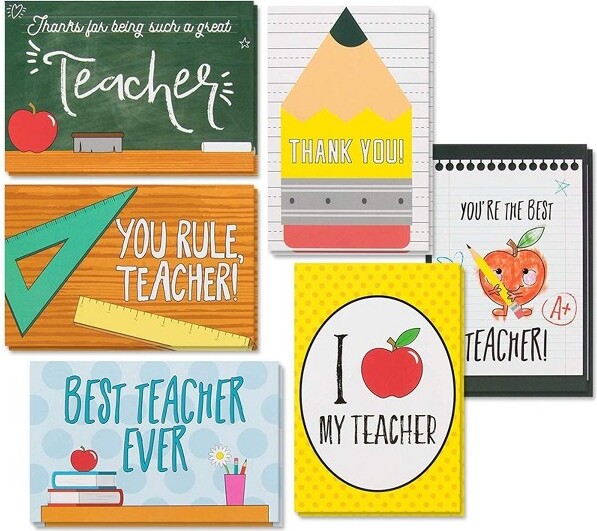 Sustainable Greetings 48-Pack Teacher Appreciation Cards for ...