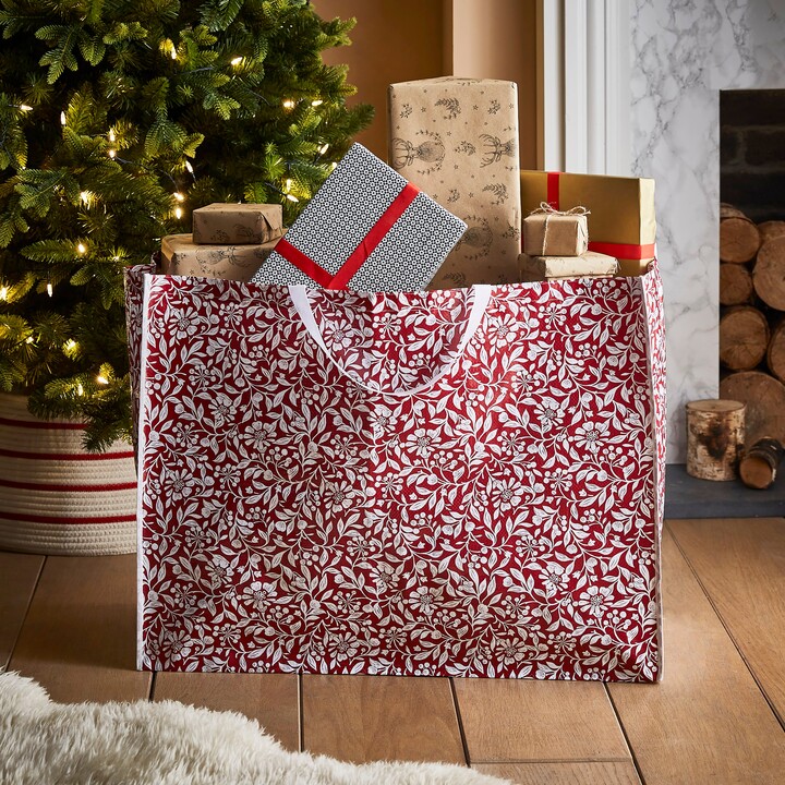 Dunelm Chartwell Giant Canvas Shopper Bag Red - ShopStyle Wrapping Paper