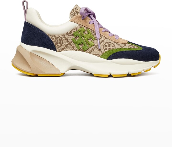 Tory Burch T Monogram Good Luck Trainer Sneakers - ShopStyle