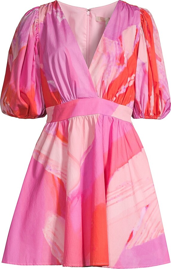 Hutch Letty Cotton Puff-Sleeve Minidress - ShopStyle