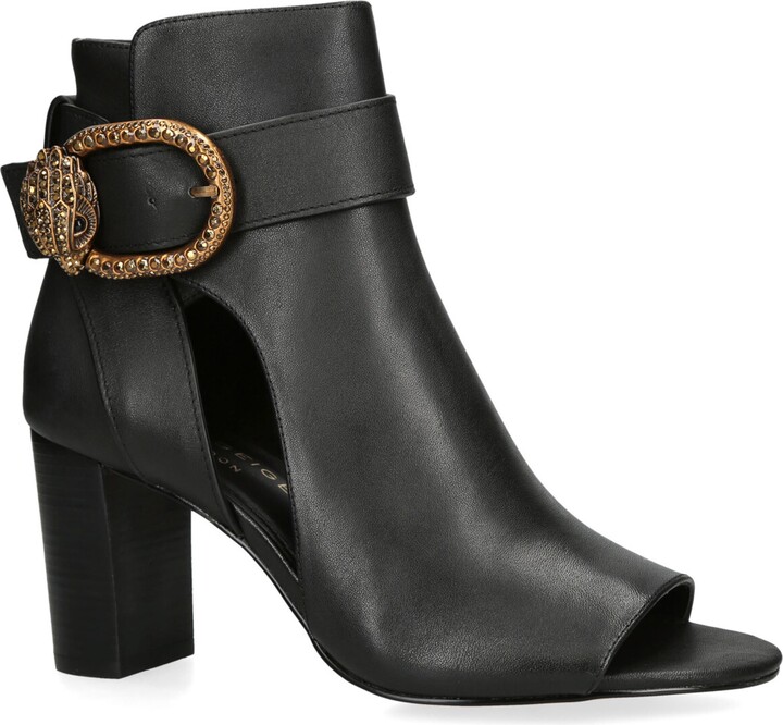 Kurt Geiger Mayfair Peep Toe Boot - ShopStyle