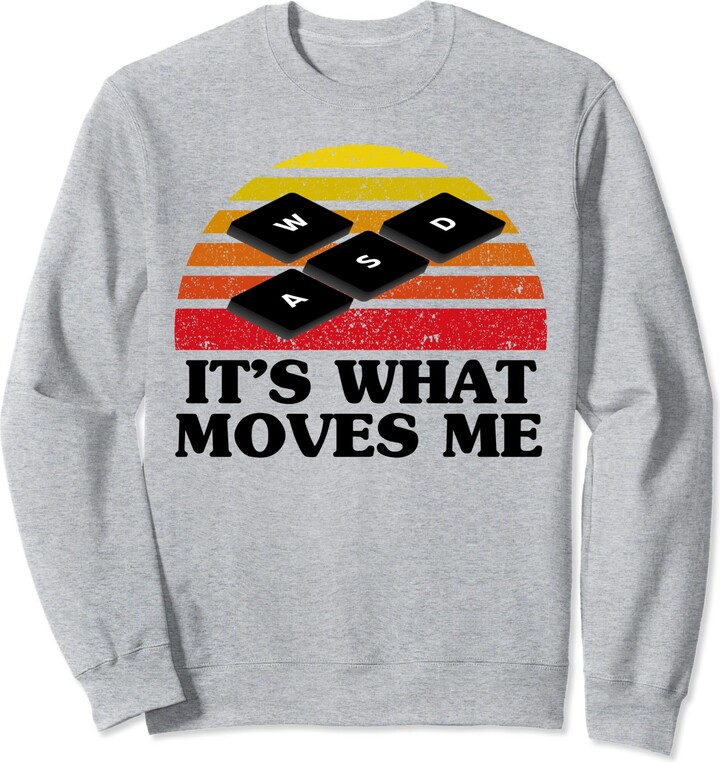 WASD keyboard for Boys Girls WASD PC Gamer It's What Moves Me Vintage ...