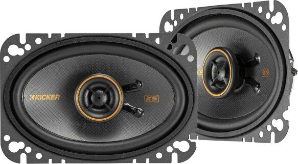 Kicker 51KSC4604 KS-Series 4x6" Coaxial Speakers with .5" tweeters, 4 ...