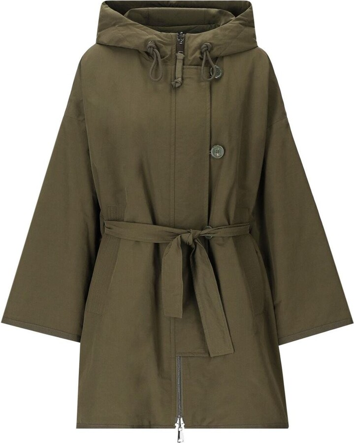 Weekend Max Mara Loretta Military Green Reversible Jacket - ShopStyle ...