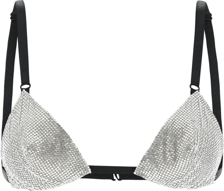Dolce & Gabbana Rhinestones Bra - ShopStyle