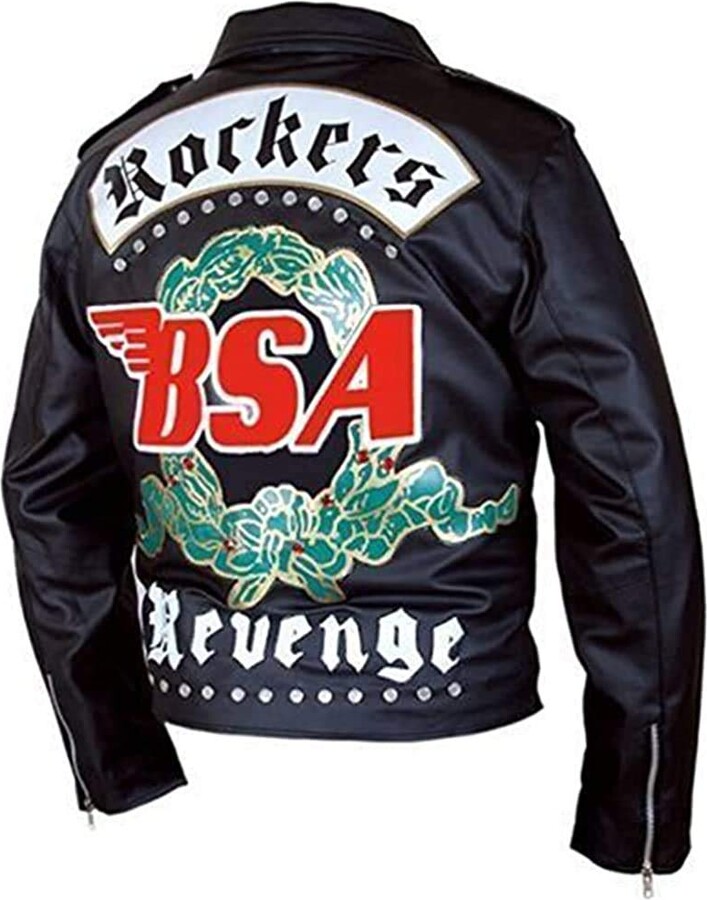 PrimoJacket George Michael BSA Faith Rockers Revenge Leather Jacket (XL ...