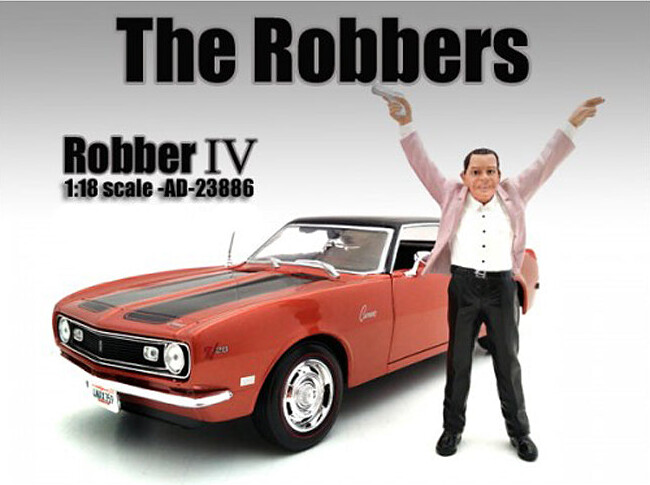 "The Robbers" Robber IV Figure For 1:18 Scale Models by American ...