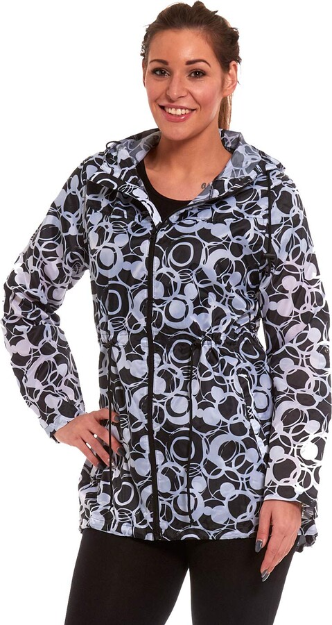 Dalsa New Womens Ladies Raincoat Fishtail Lightweight rain mac Parka ...