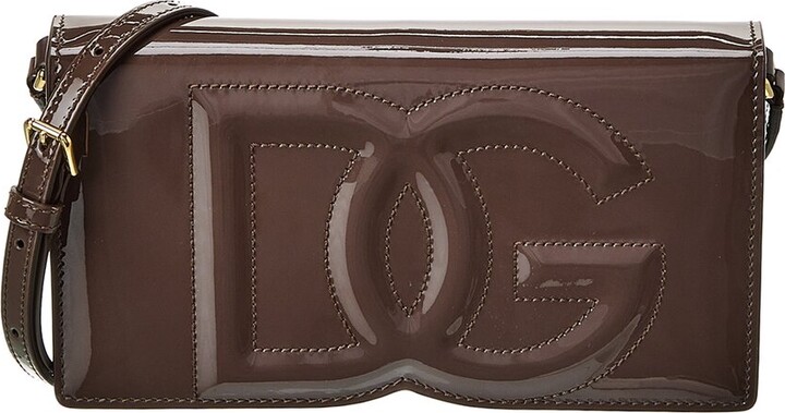 Dolce & Gabbana Logo Patent Phone Bag - ShopStyle