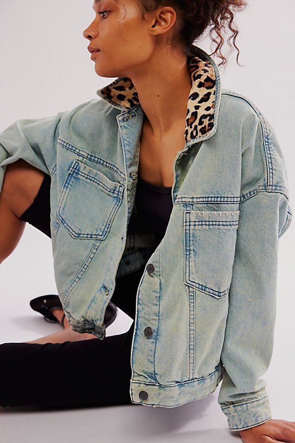 Tricia Fix Denim Reworked Jacket - ShopStyle