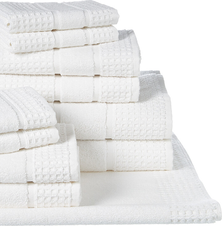 Apollo Towels Set Of 11 Turkish Waffle Terry Towels - ShopStyle