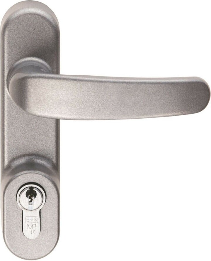 Loops Narrow Style External Handle Locking Attachment 150 x 36mm Silver ...