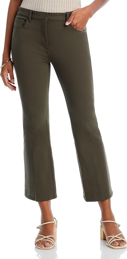 Theory Womens High Rise Solid Wide Leg Pants - ShopStyle
