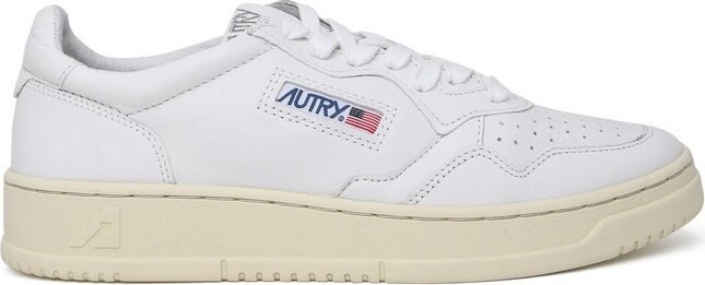AUTRY Logo Patch Low-Top Sneakers - ShopStyle