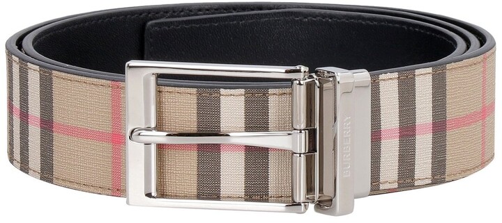 Burberry Reversible Check Belt - ShopStyle