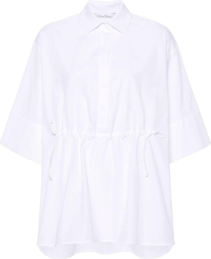 Max Mara Cotton tunic jacket - ShopStyle