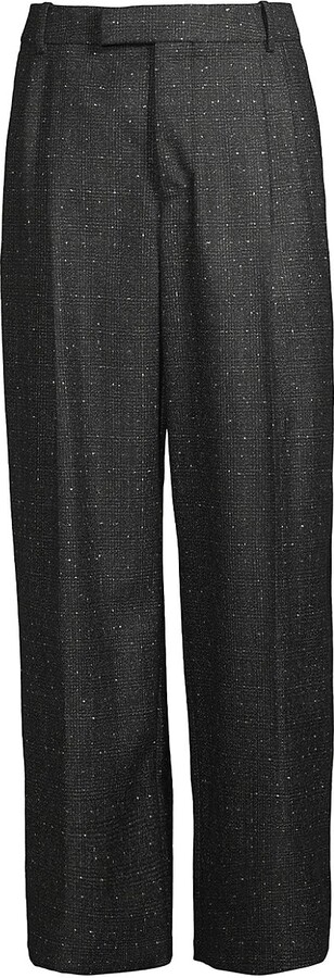 Alexander McQueen Oversize Wool Tailored Baggy Pants - ShopStyle