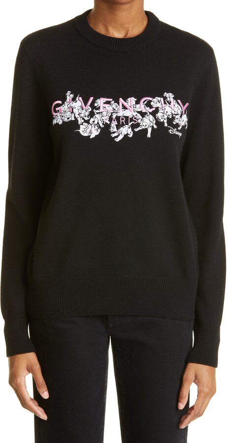 Givenchy Disney x '101 Dalmatians' 4G Logo Wool & Cashmere Sweater ...