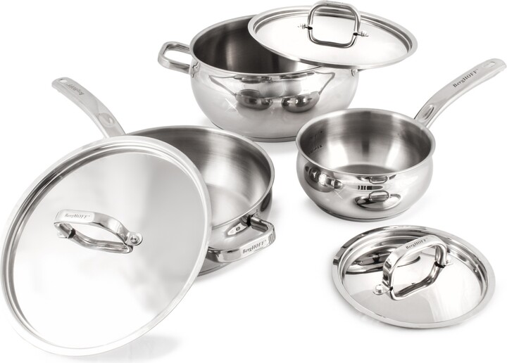 Berghoff Belly 18/10 Stainless Steel 6 Piece Starter Cookware Set ...