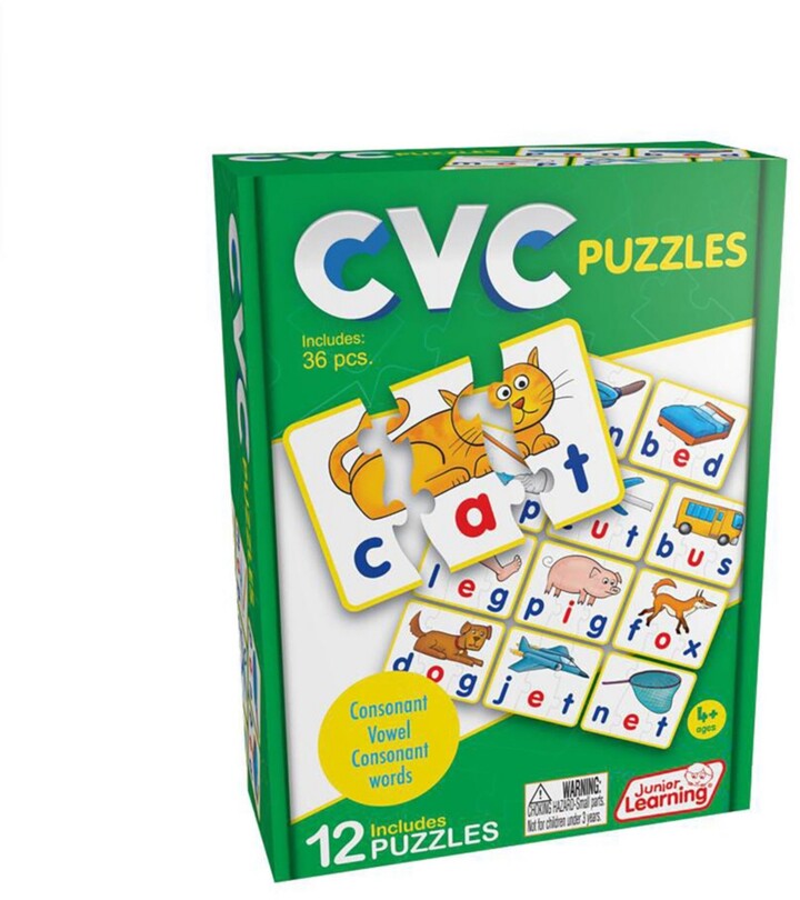 Masterpieces Puzzles Junior Learning Cvc Word Builder Learning ...