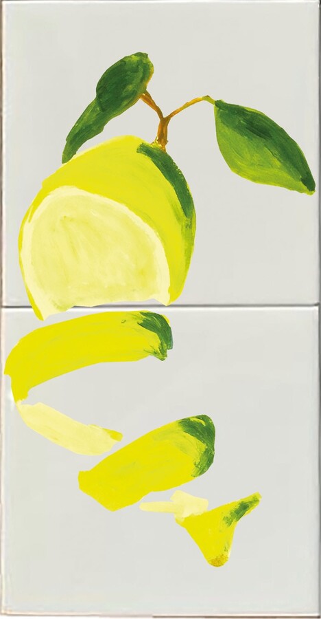Catchii White / Green / Yellow Tile Panel Luscious Lemon - ShopStyle ...