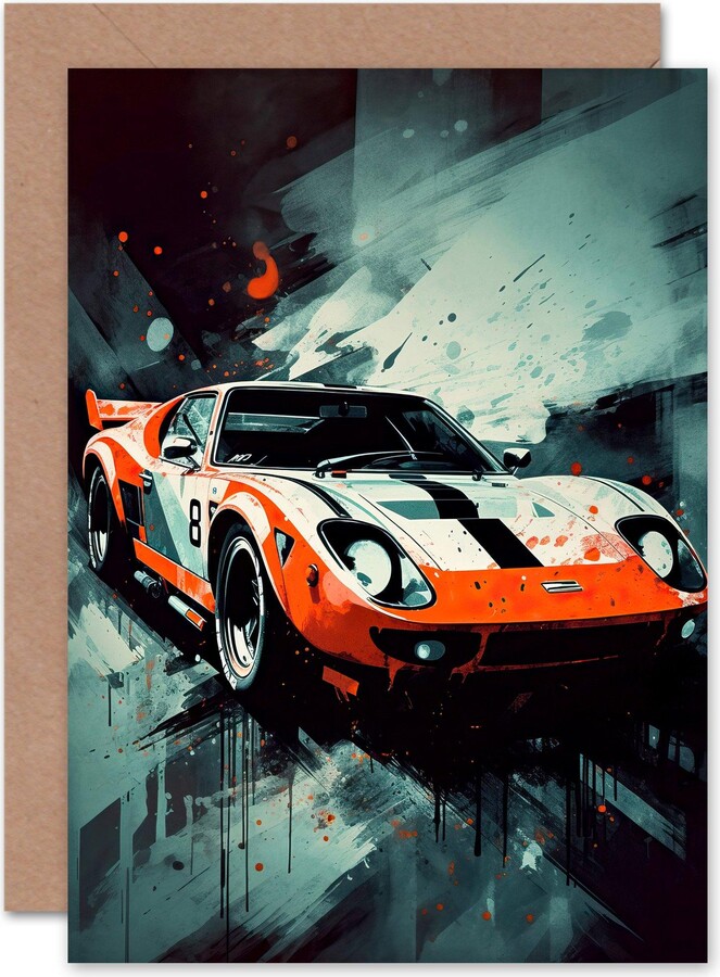 Artery8 Sports Car Racing Sports Supercar for Husband Him Dad Son Blank ...