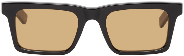 RetroSuperFuture Black 1968 Refined Rectangular Sunglasses - ShopStyle
