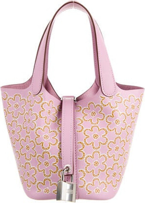 Hermes 2022 Swift Lucky Daisy Micro Picotin Lock - ShopStyle Clutches