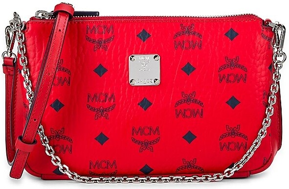 MCM Mini Aren Logo Crossbody Bag - ShopStyle