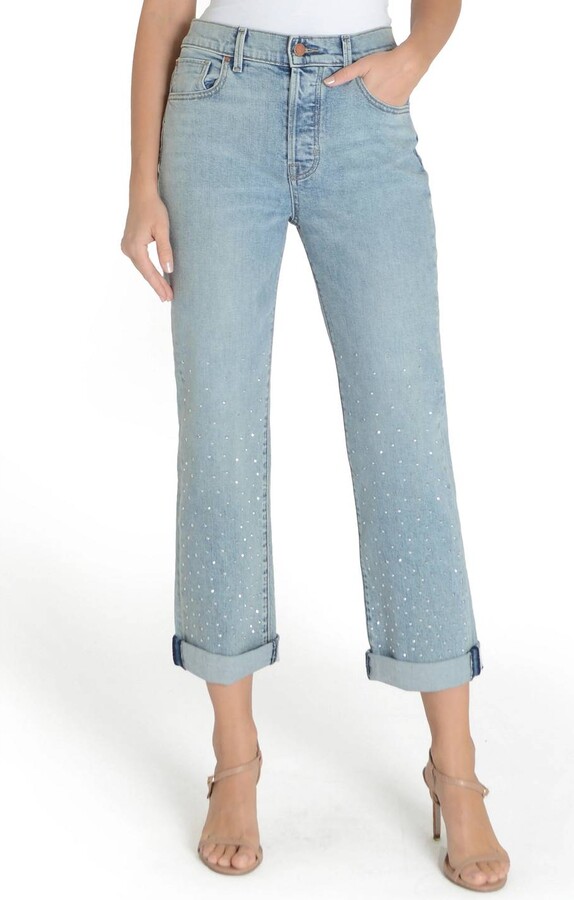 Fidelity Cali With Crystal Jean In Vintage Blue - ShopStyle