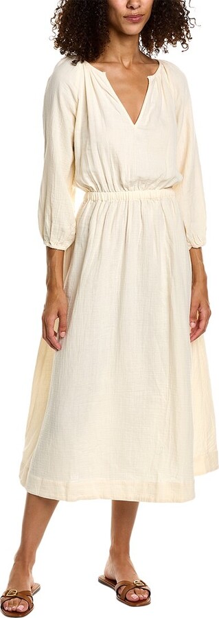 Monrow Gauze Open Back Maxi Dress - ShopStyle