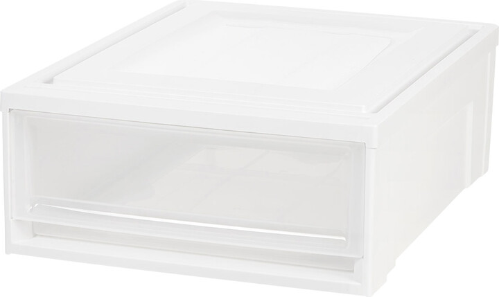 Container Store Iris Small Modular Stacking Drawer White - ShopStyle Chests