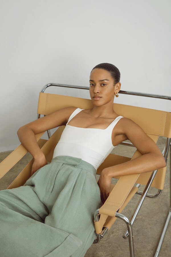 Dal The Label Essential Bodysuit - Ivory - ShopStyle Tops