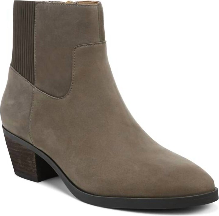 Vionic Women's Vivien Shantelle Waterproof Boots - Wide Width In Stone ...