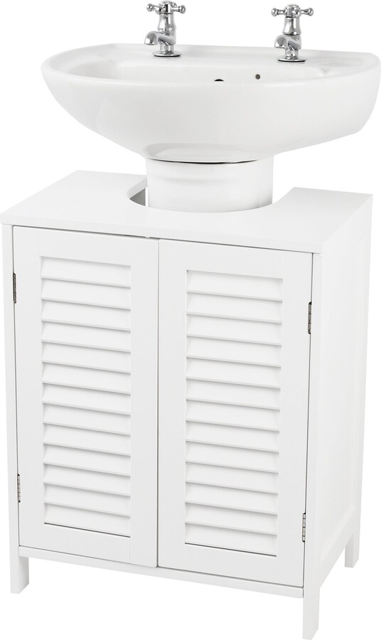 Dunelm White Tuscany Bathroom Vanity Unit White - ShopStyle