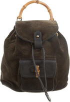 Gucci Vintage Suede Mini Backpack - ShopStyle