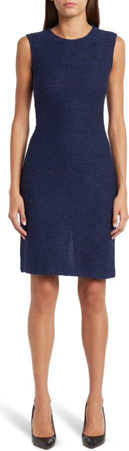 St. John Slub Float Knit Dress - ShopStyle