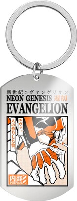 flowereyes EVA Keychain Anime Character EVA Angel Pendant Rei Ayanami ...