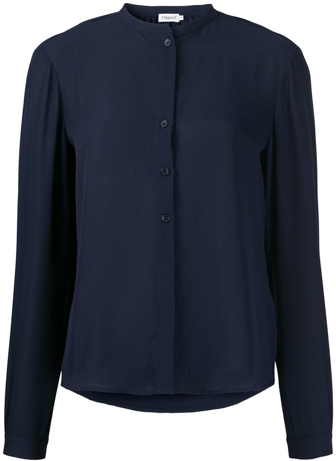 Filippa K Adele button down blouse - ShopStyle Tops