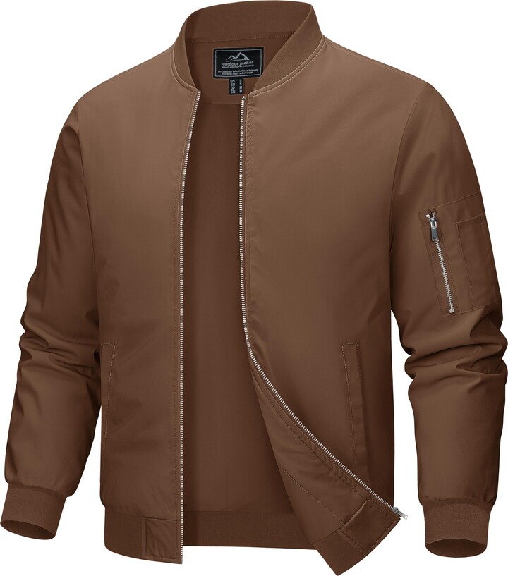 MAGCOMSEN Jackets for Men Smart Casual Jackets Mens Leightweight Bomber ...
