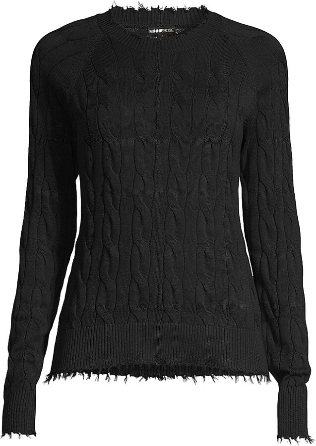 Minnie Rose Cable-Knit Sweater - ShopStyle