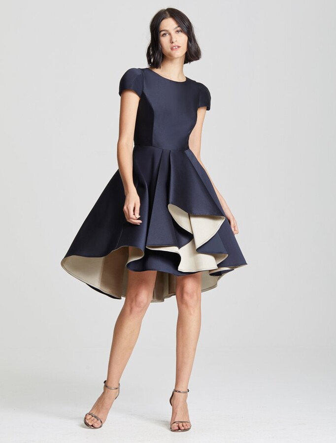 Halston Dramatic Skirt Dress - ShopStyle
